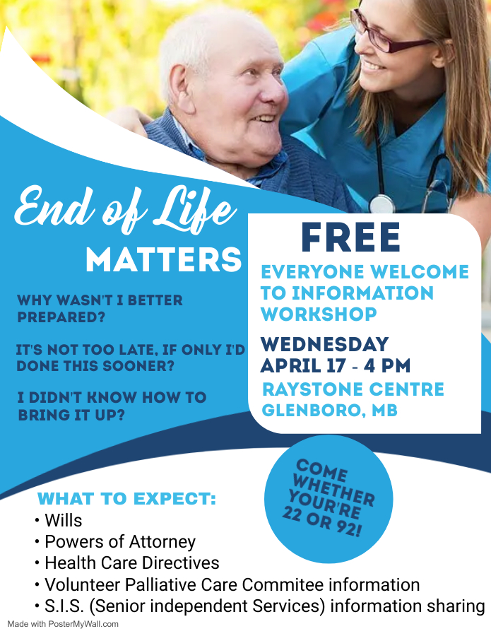 Information Workshop – End of Life Matters | Glenboro